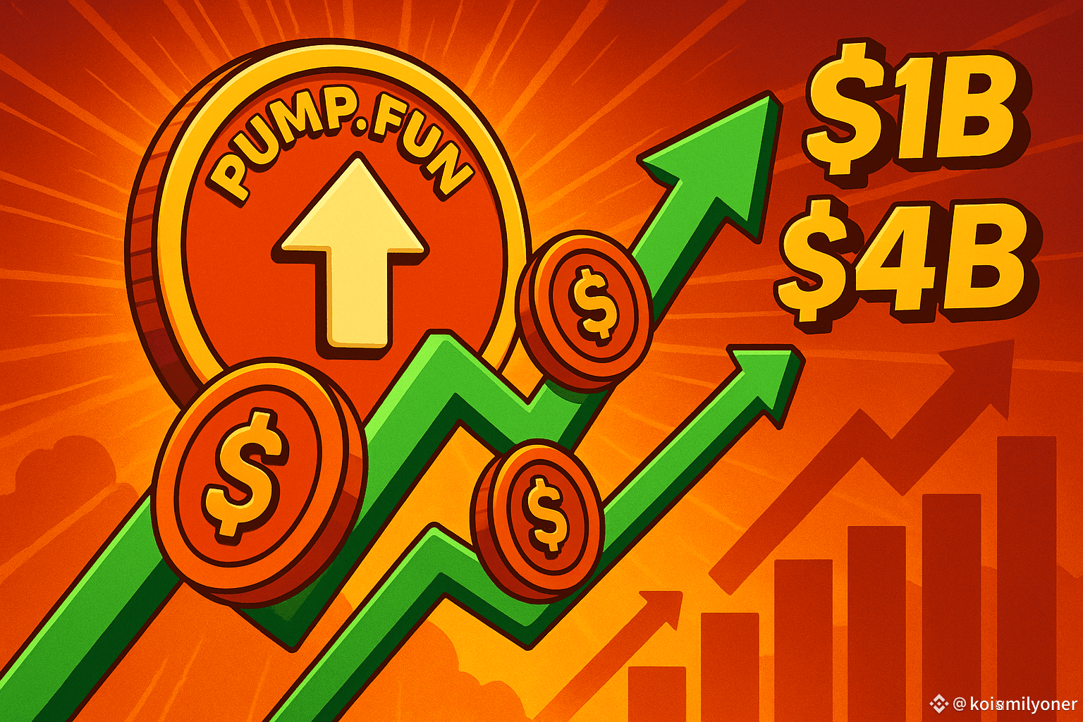 🧨 Pump.fun Aims for $1B Raise with Native Token — Valuation | koinmilyoner on Binance Square