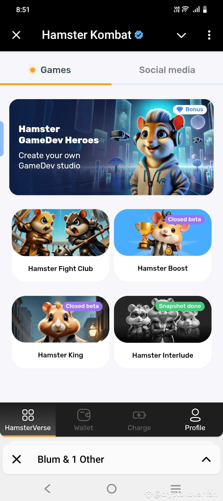 Hamster's Hamster Combat New Update $HMSTR 💸💝 | crypto lover fans on ...