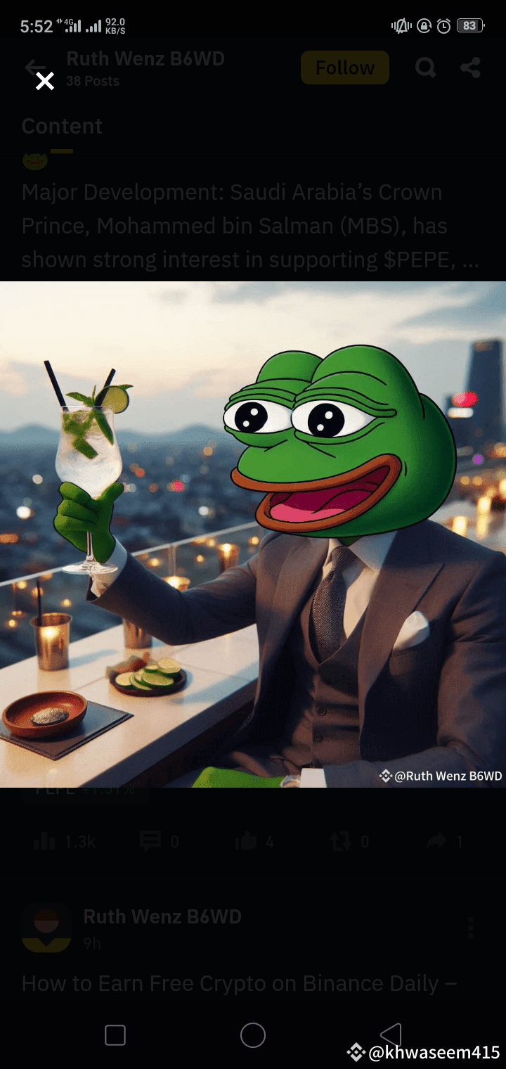 Saudi Arabia 🇸🇦 Fuels $PEPE Rise to $1? 🚀🐸 As of now, | khwaseem415 on ...