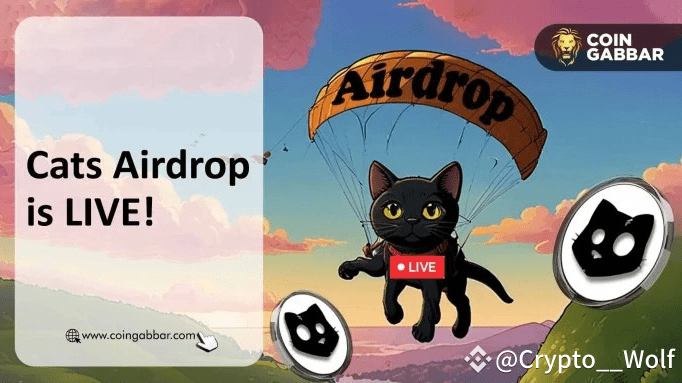 Cats Airdrop Listing Date: $CATS Airdrop is LIVE Now! | Crypto Wolfㅤ on Binance Square