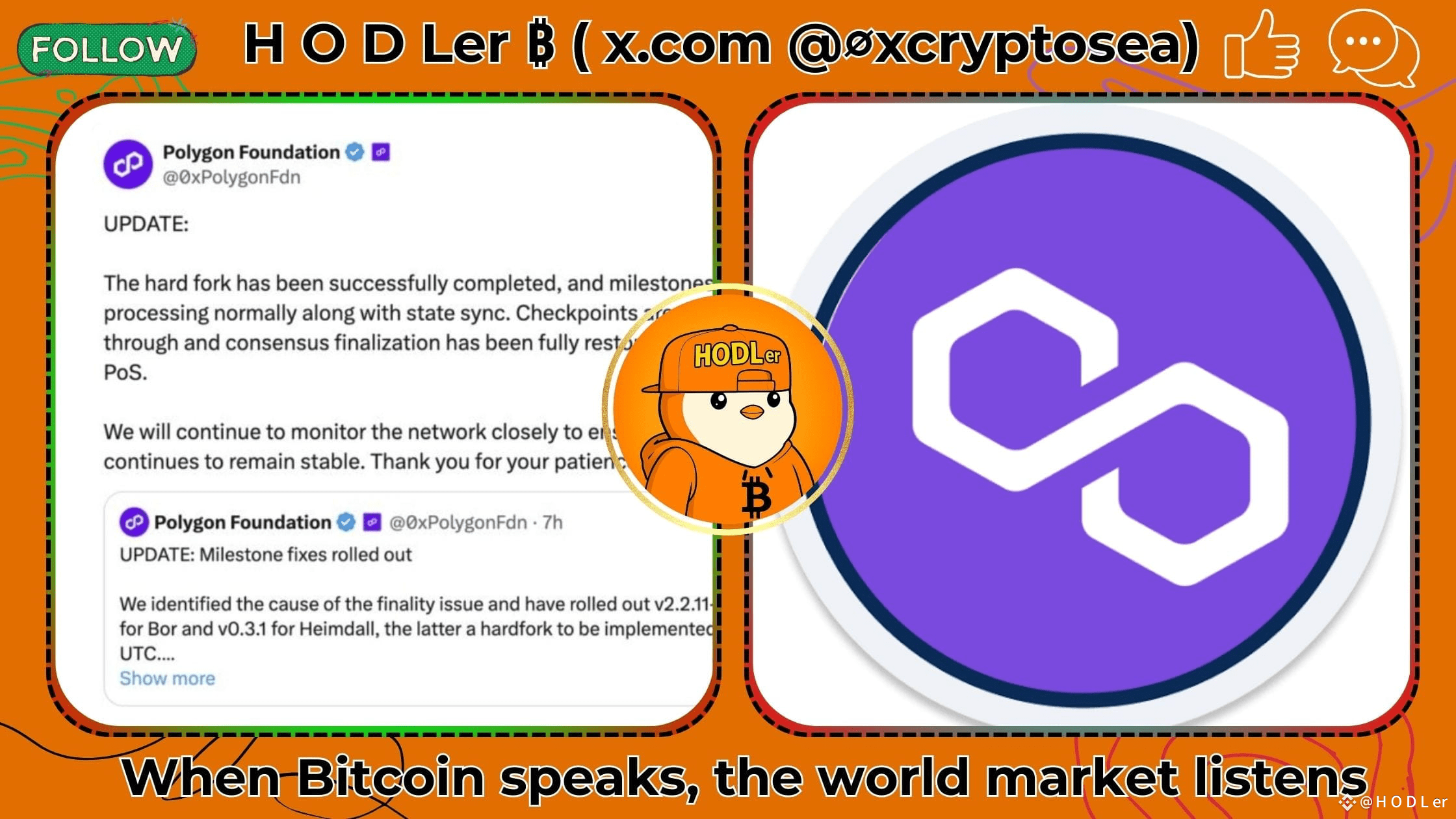 🚨 Polygon confirms it has fixed a RPC node bug that caused | H O D L er ...