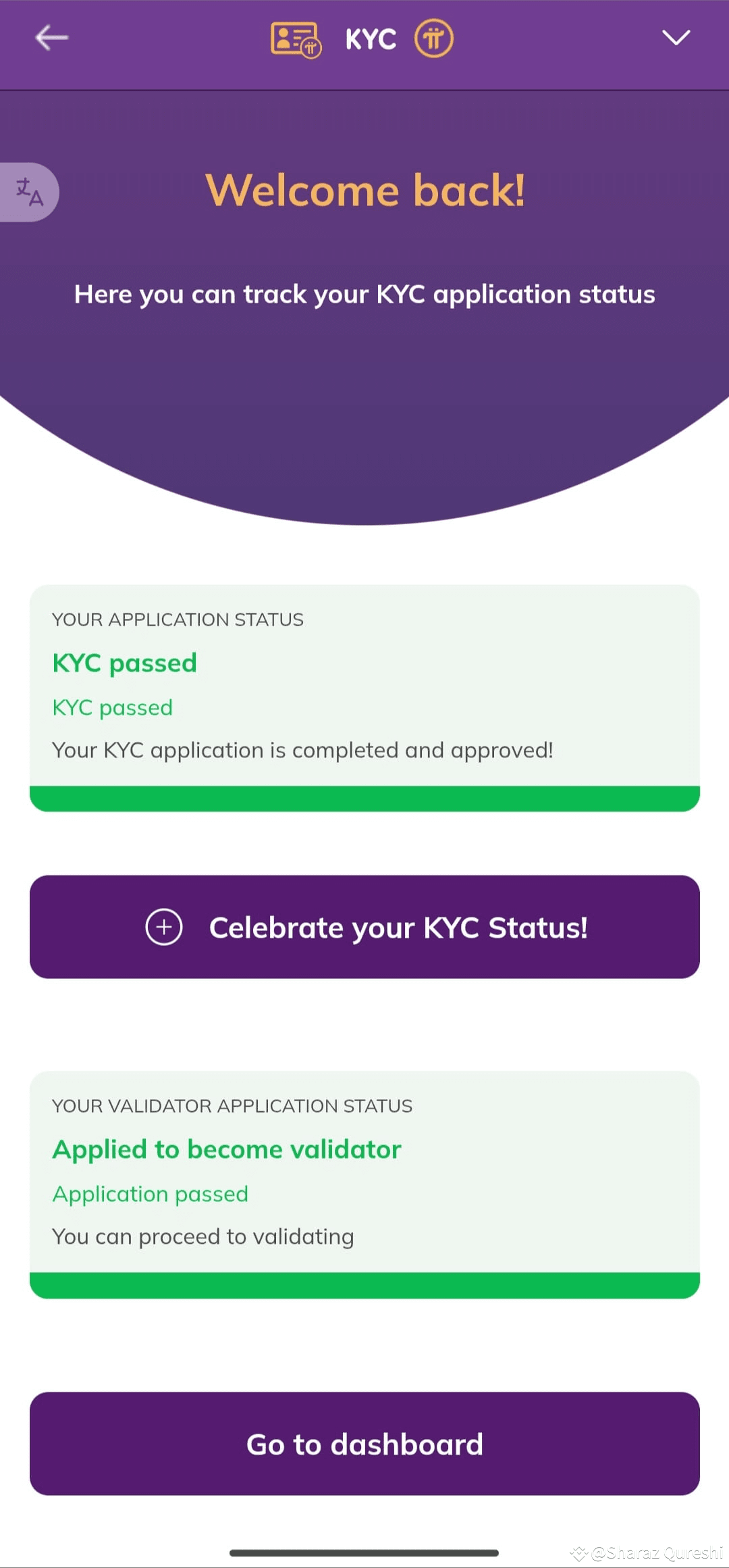 How Pi Wallet Rewards Successful Validation 1 successful va | Sharaz ...