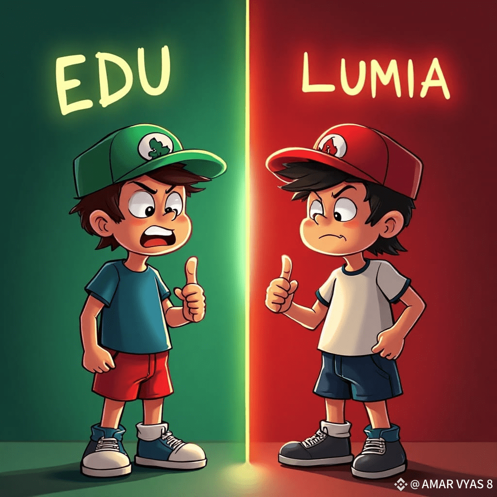 🖐️👩 💸🔥 $EDU VS LUMIA 👩🔥🚀 🖐️😃👉 Will EDU Hit $1 in | AMAR VYAS 8 on ...