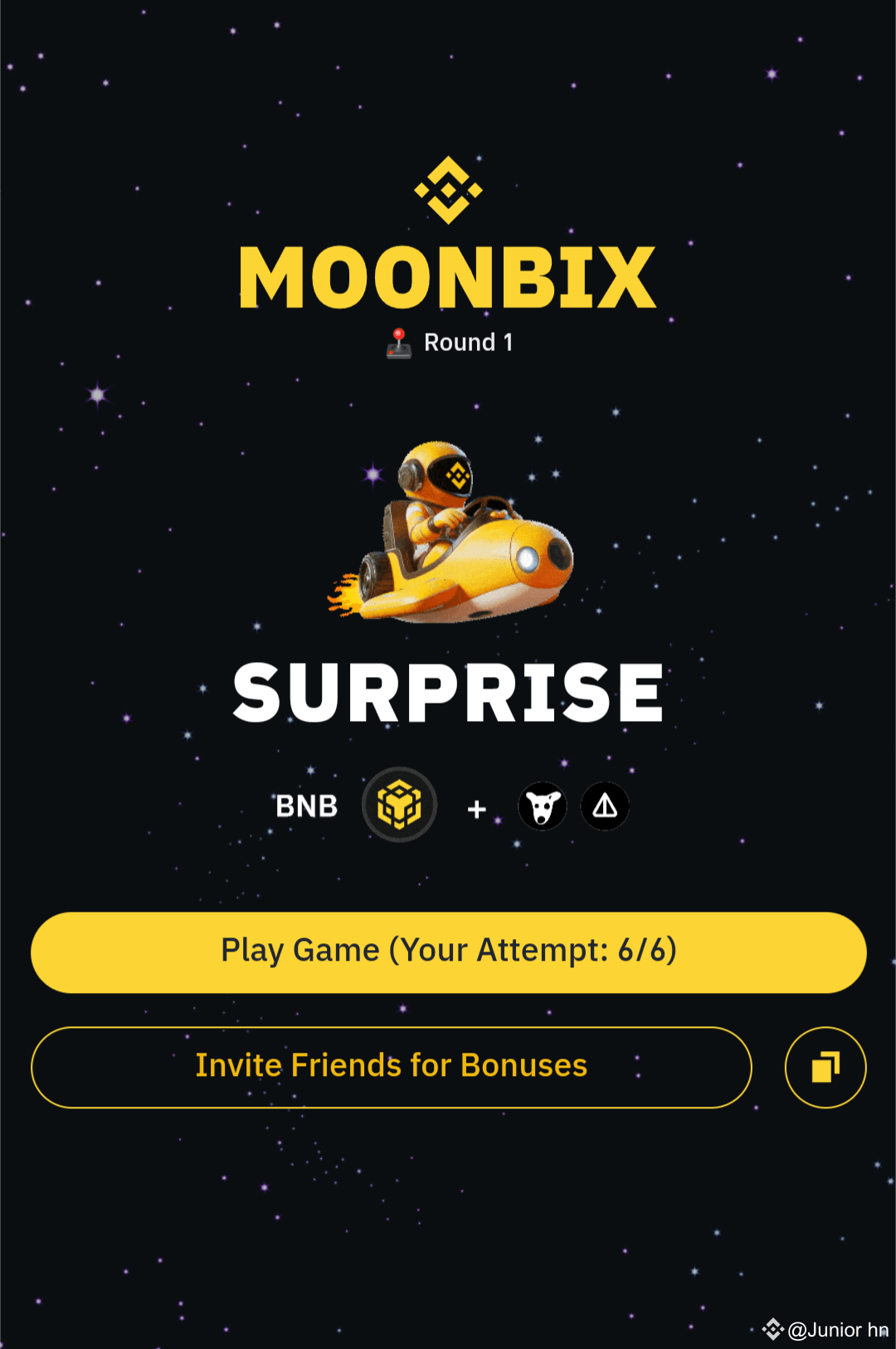 #moonbix 🚀 **Binance Airdrop on Telegram!** 🚀💰 Join thi | Junior hn on Binance Square