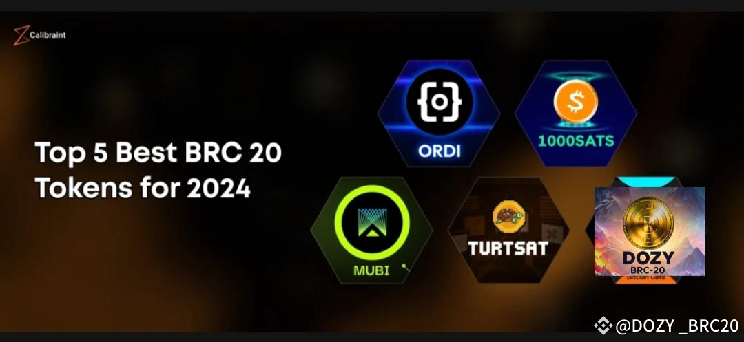 Top 5 Best BRC 20 Tokens for 2024 The BRC-20 token landscape | DOZY _BRC20 on Binance Square