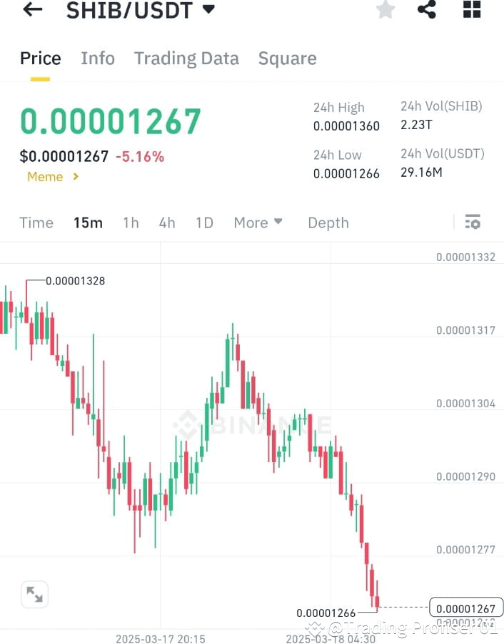 🚀 $SHIB /USDT – Sharp Retrace! Is a Bounce Coming? 🔥 🐕 | Trading Profiser 01 on Binance Square