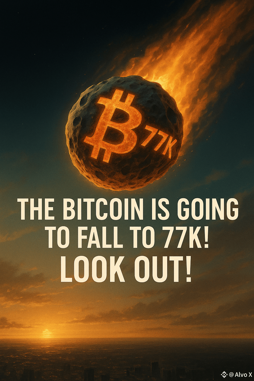 THE BITCOIN IS GOING TO FALL TO 77K! LOOK OUT! | Alvo X on Binance Square
