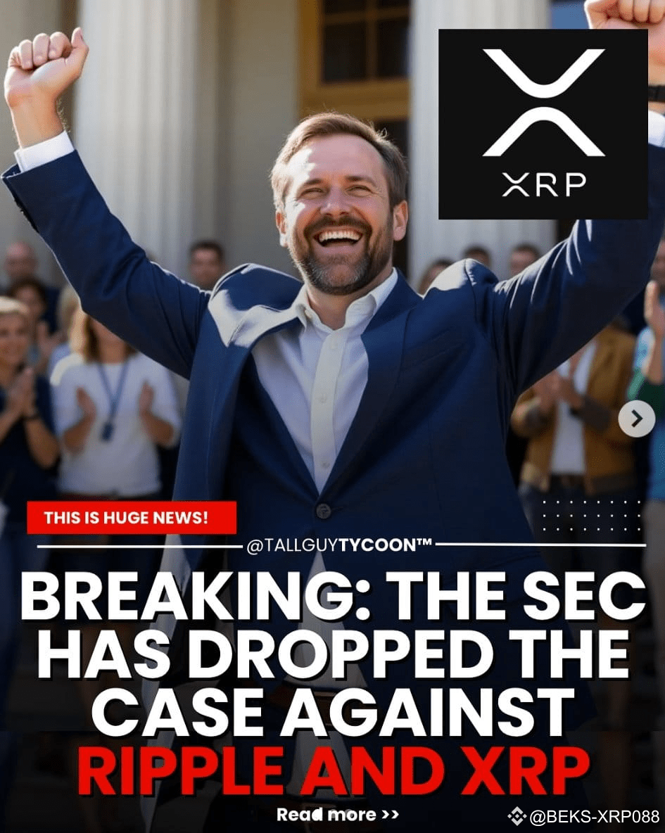 💥 ️BREAKING: SEC DROPS CASE AGAINST RIPPLE AND $XRP #xrp # | BEKS-XRP088 on Binance Square