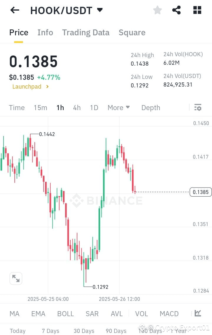 $HOOK /USDT BULLISH REVERSAL IN MOTION — WATCH FOR THE NEXT | Crypto Export01 on Binance Square