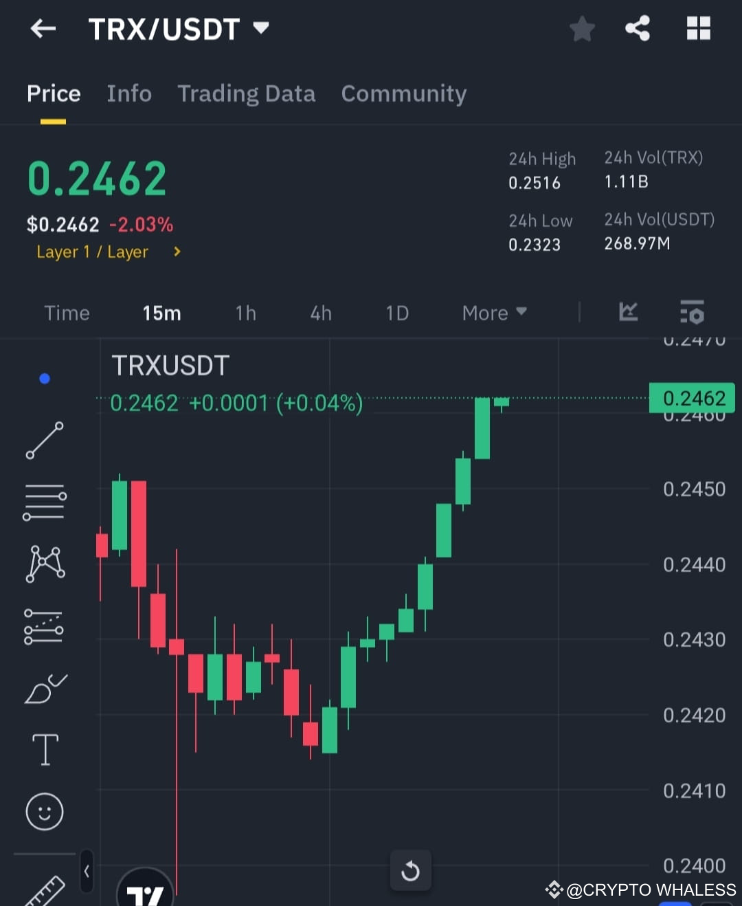 $TRX /USDT Bull Run Warning 🚀🔥 💯 Bulls Take Control C | CRYPTO WHALESS on Binance Square