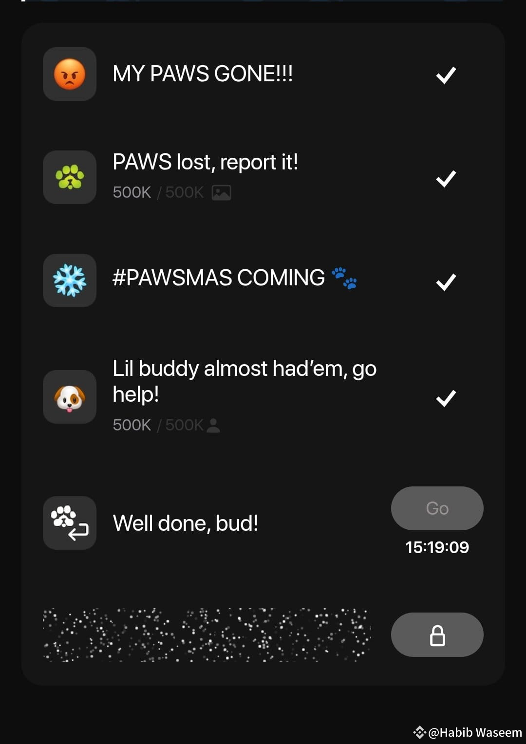Don't forget to complete the quests in the PAWS app, otherwi | Habib Waseem on Binance Square