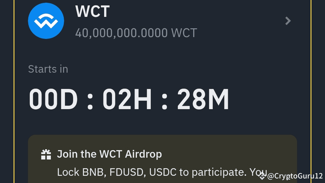 Binance WalletConnect (WCT) Launchpool – Earn Free Tokens Before Listing! | CryptoGuru12 on ...