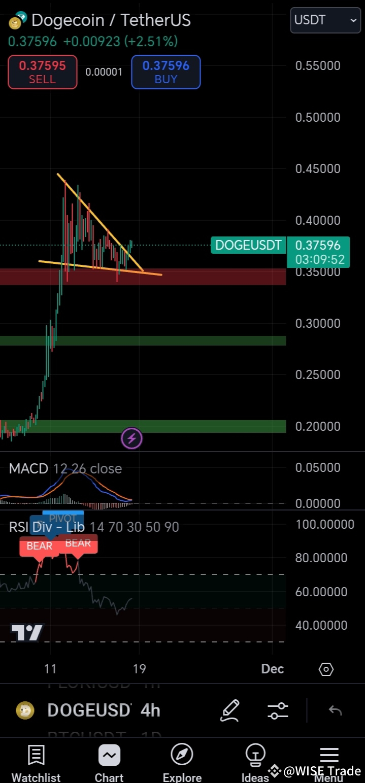 DOGE & PEPE have broke 4h time frame structures and will hav | WISE Trade on Binance Square