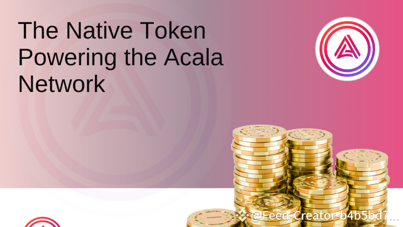 Understanding $ACA: The Native Token Powering the Acala Network | Patosko on Binance Square