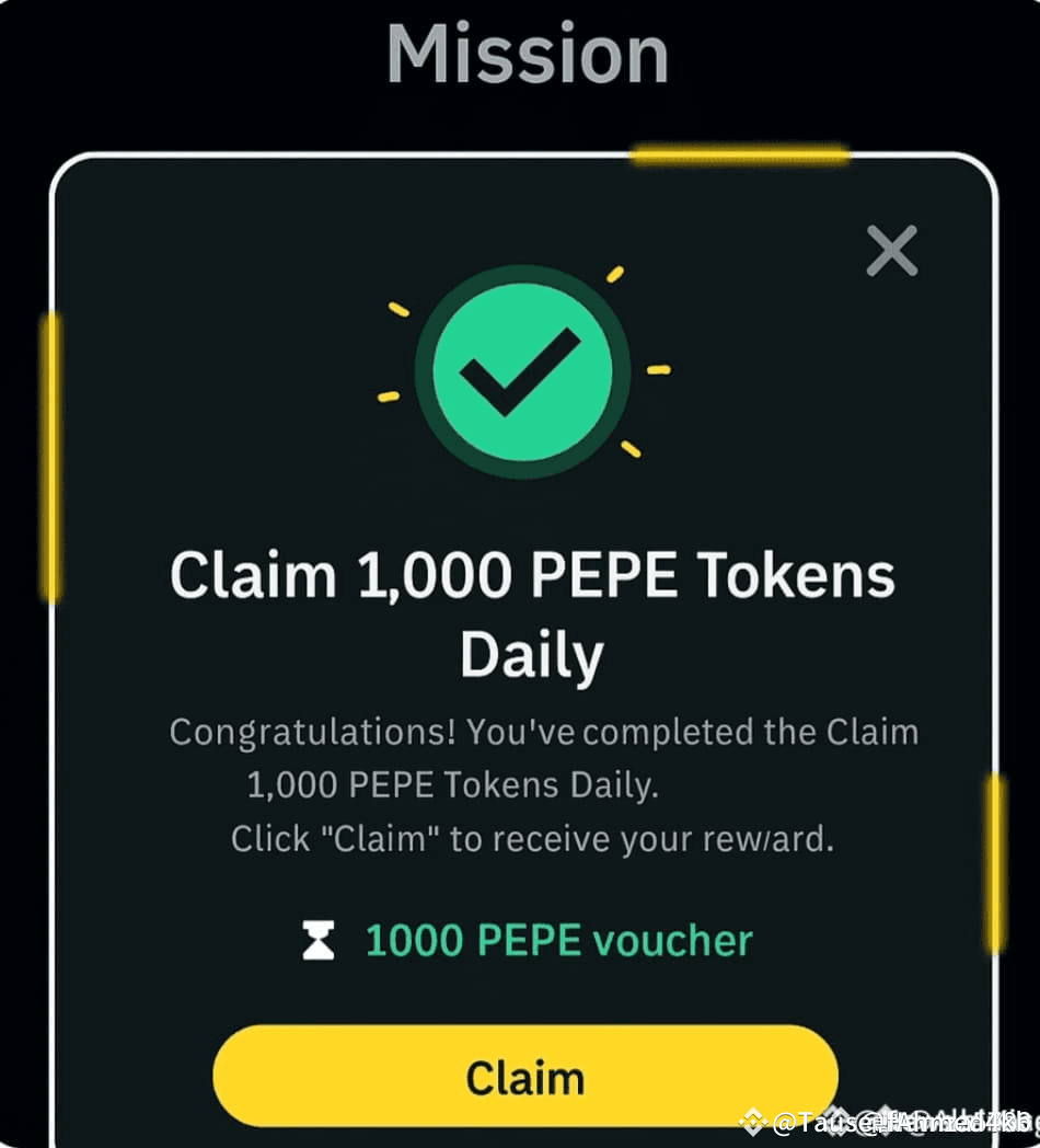 Claim 1000 $PEPE Tokens Every Day – Absolutely FREE! Log in | TauseefAhmed4kb on Binance Square