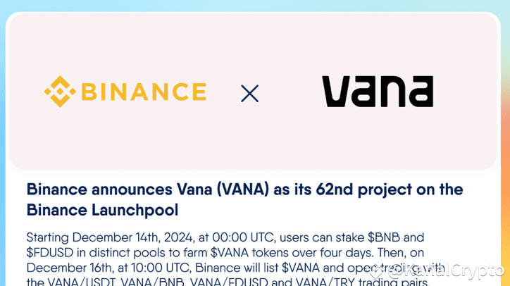 VANA Token Launch: Earn Free $VANA on Binance Launchpool?🚀 | KanalCrypto on Binance Square