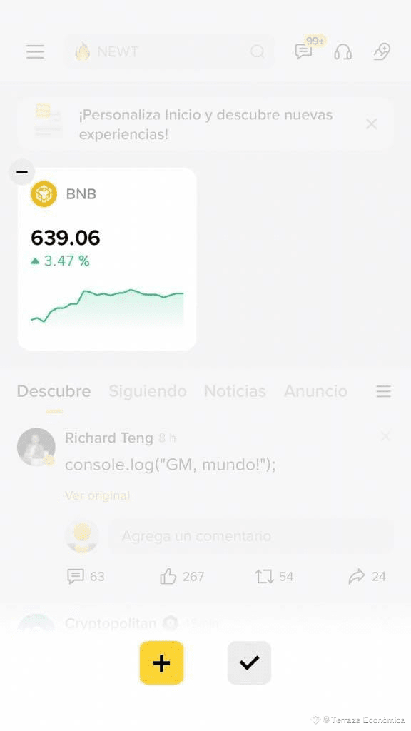 ¿Qué hay de nuevo en la app de Binance? Widgets, panel personalizable y ...