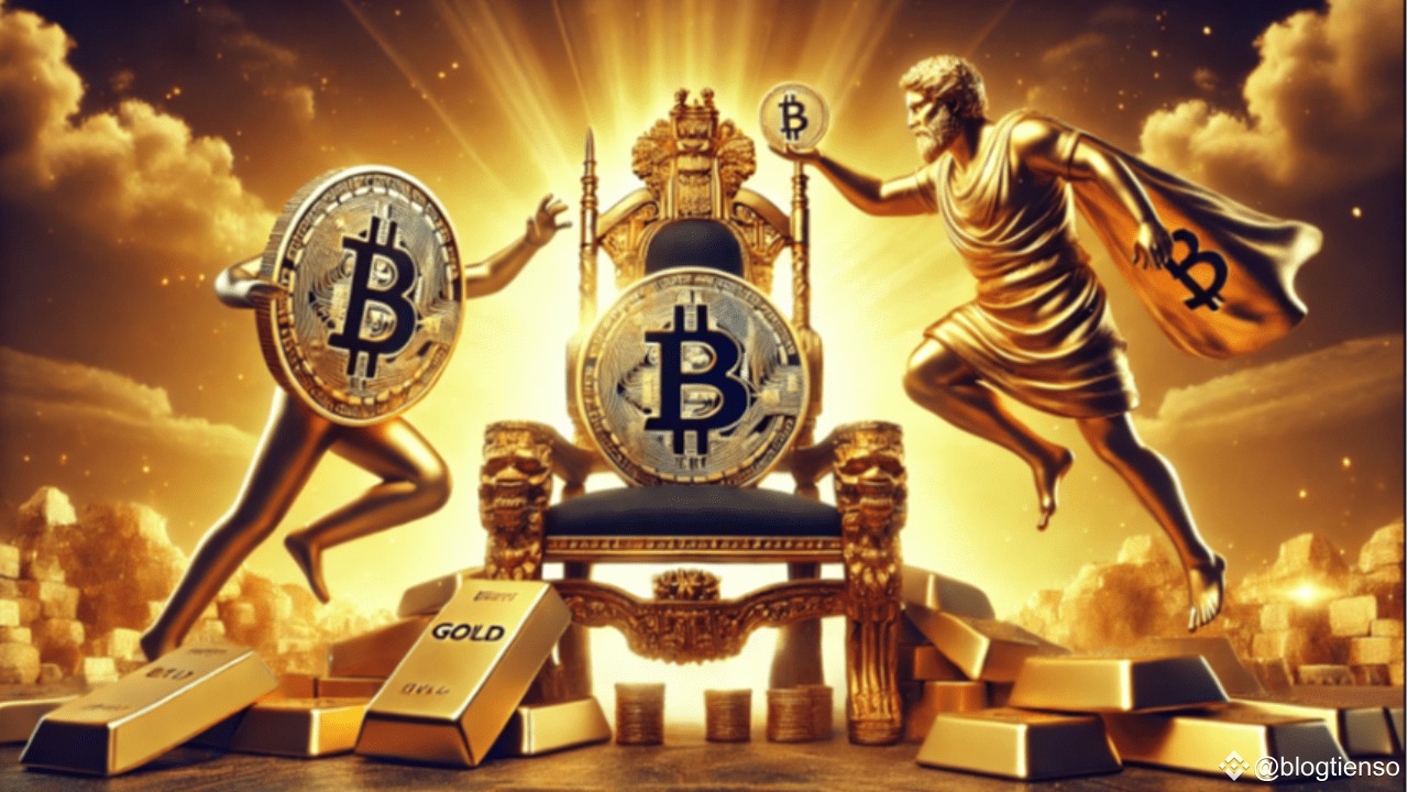 Battle for the Throne: Bitcoin Outshines Gold by Attracting Billions of ...