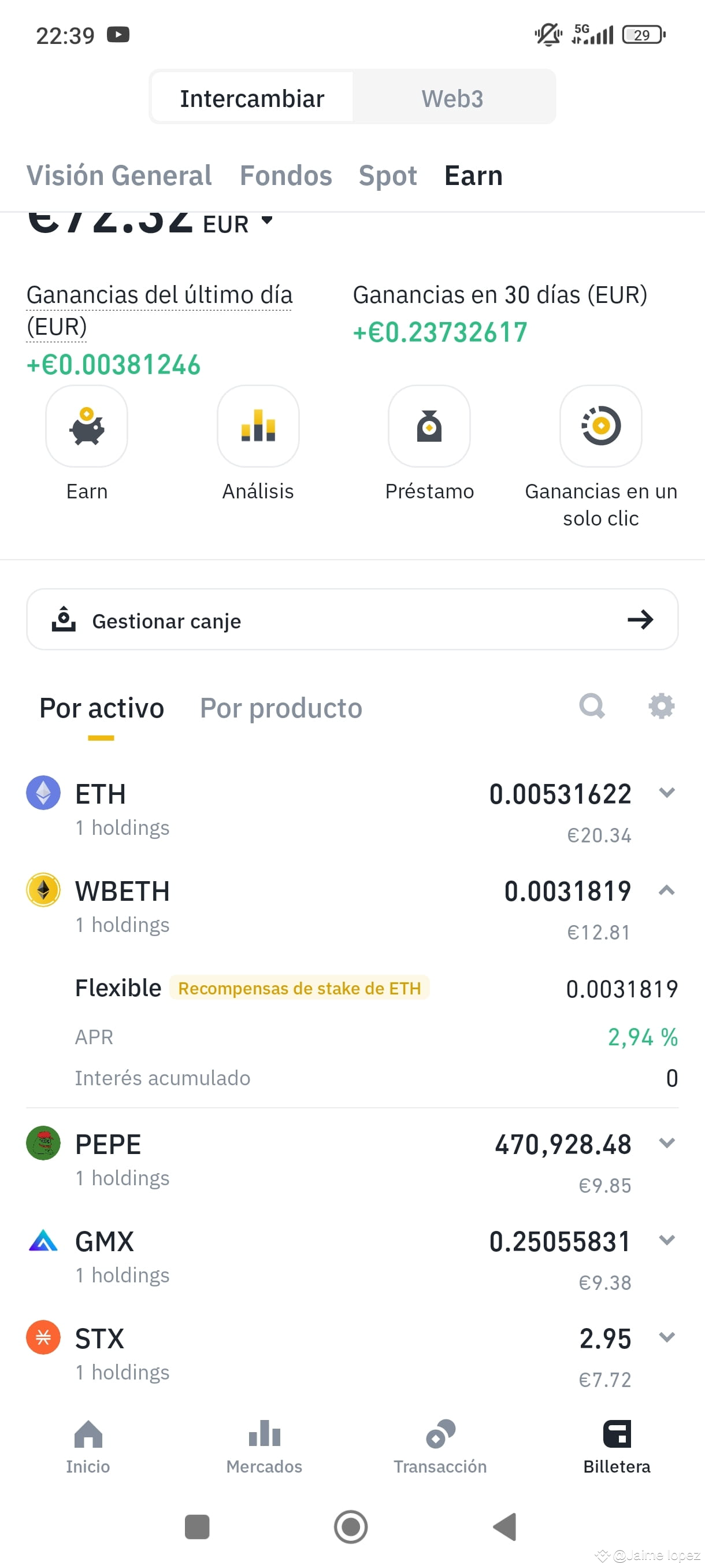 good night I have made an ETH stake and this is what I see.. | Jaime ...