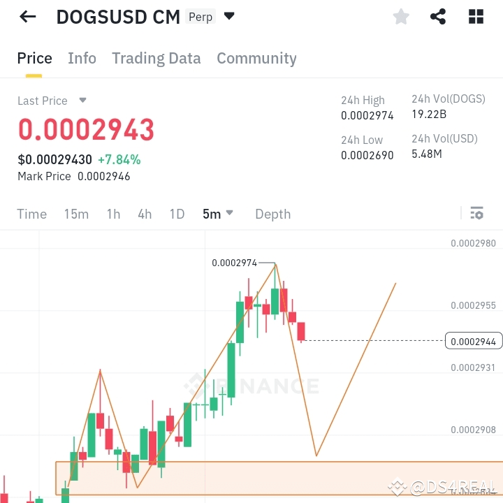 Sell Dogs coin sl 0.0003050 Tp.0.0002900 then price will rev | DS4REAL ...