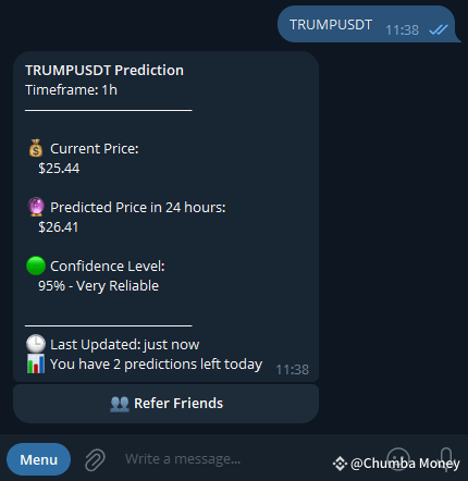 This is prediction of $TRUMP for the next 24H. Powered by D | Chumba ...