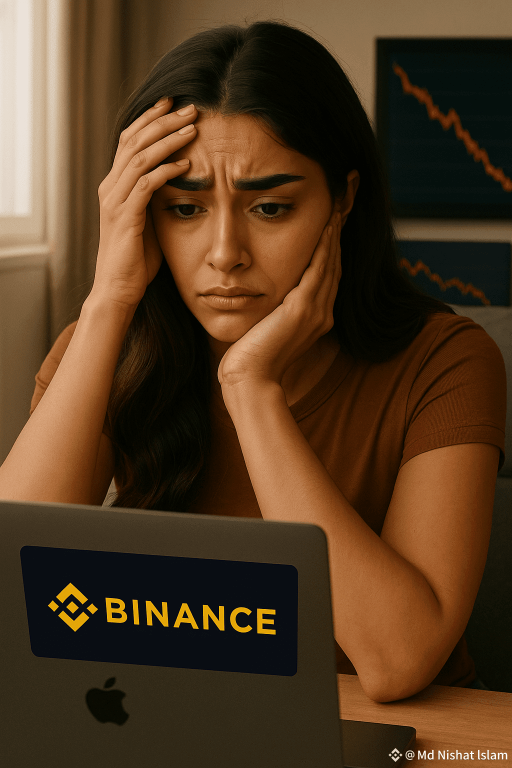 I am very stressed, can I really earn dollars by posting on | Md Nishat lslam on Binance Square