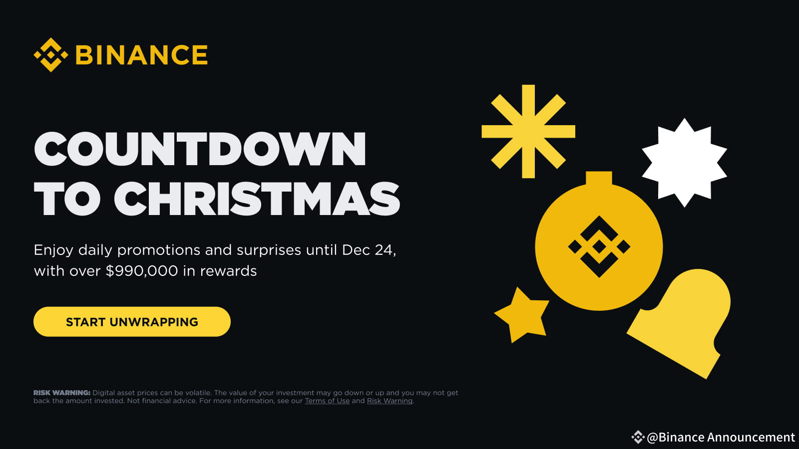 #BinanceSeason: Open the Christmas Calendar every day and participate ...