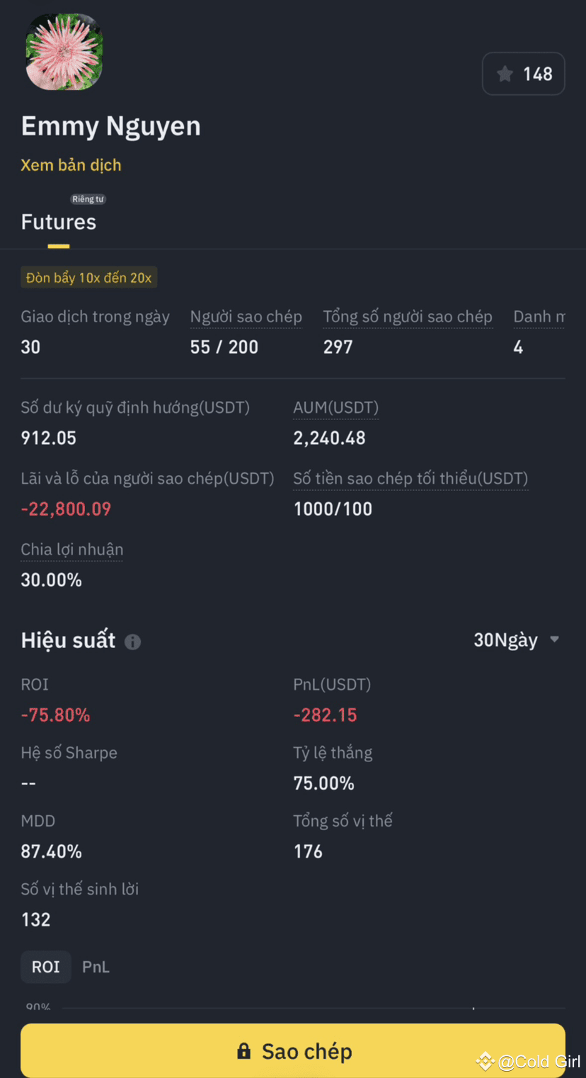 WARNING: DO NOT COPY "TRADER EMMY NGUYEN" Even though there | Cold Girl ...