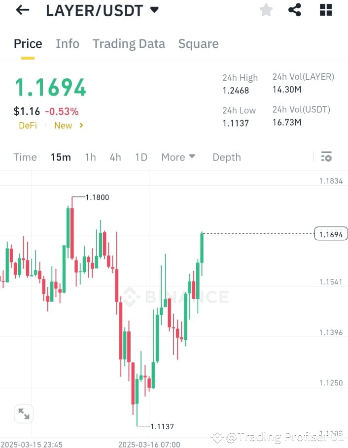 🚀 $LAYER /USDT – Testing Key Support! What's Next? 🔥 🔹 | Trading ...