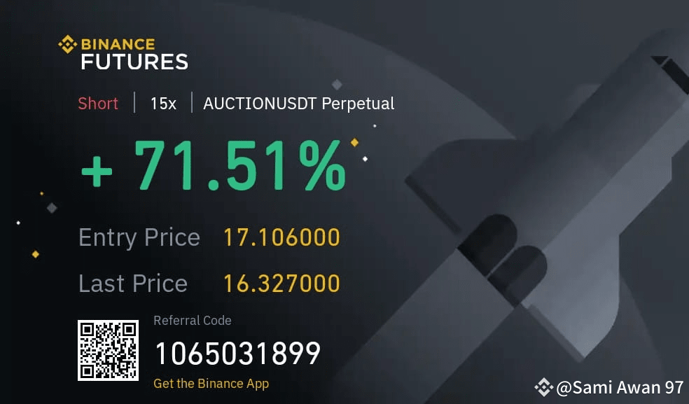 #Auctionusdt Short | Sami Awan 97 on Binance Square
