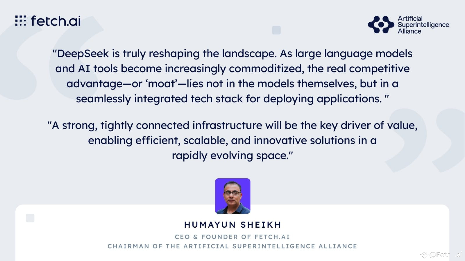 "A strong, tightly connected infrastructure will be the key | Fetch.ai ...