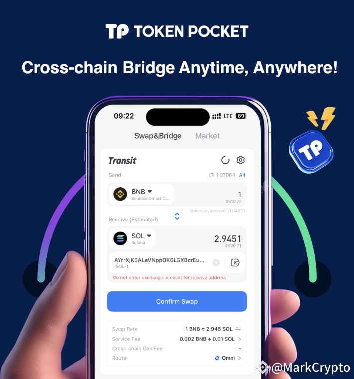 All in one, all in #TokenPocket. $BNB $SOL | MarkCrypto on Binance Square
