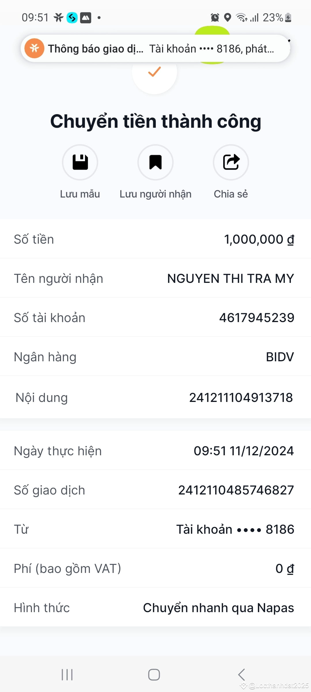 On December 11, I executed a P2P order to buy BNB. The trans ...