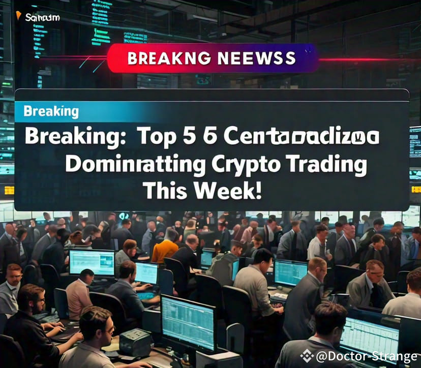🚨🚨 Breaking: Top 5 Centralized Exchanges Dominating Crypto | Doctor-Strange on Binance Square