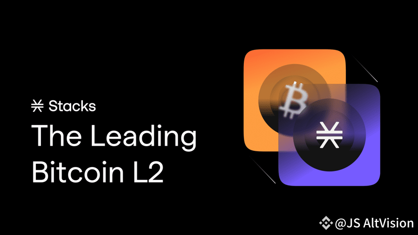 Smart Contract Solution Stacks ( $STX ) for Bitcoin Buy now | JS AltVision on Binance Square