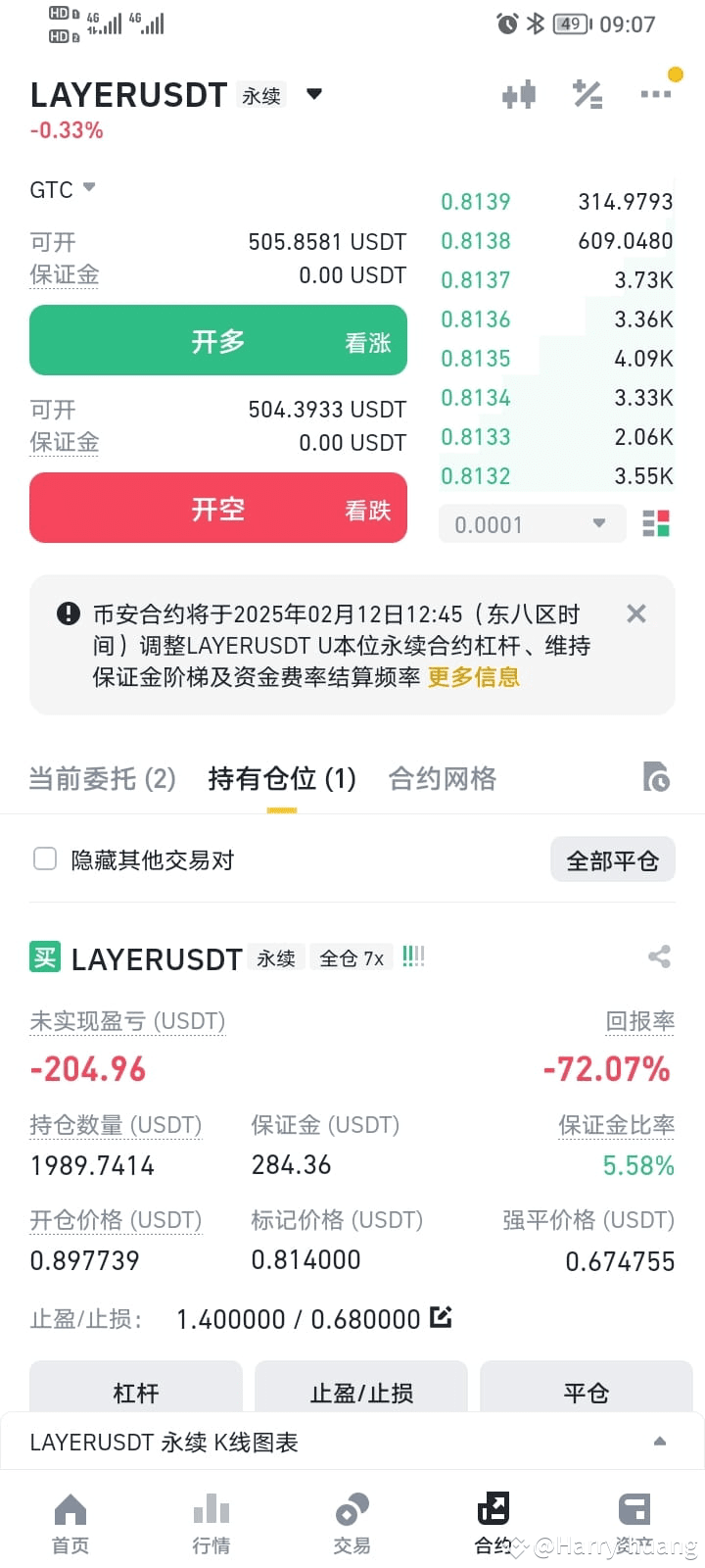 $LAYER Life and death are seen lightly; if you don't agree, | Harry-huang on Binance Square