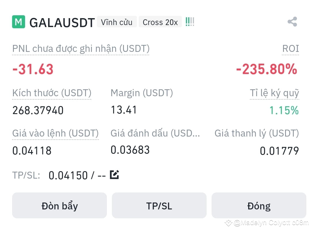 $GALA e should I continue to endure or cut it off? | Madelyn Colyott ...