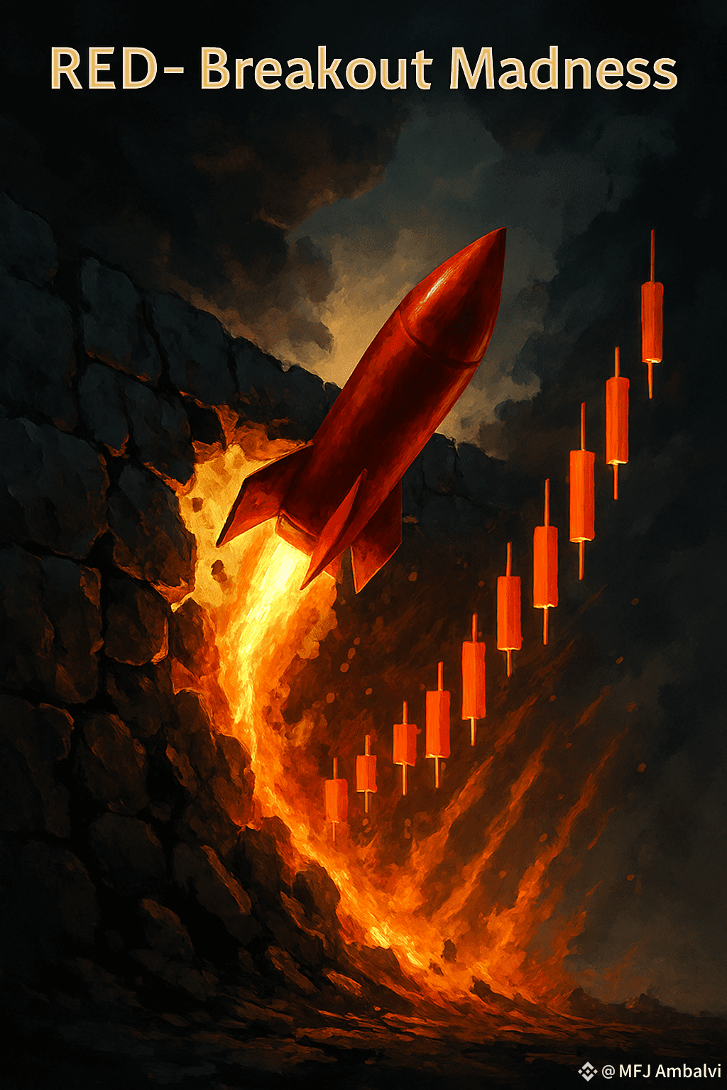 💥 $RED – BREAKOUT MADNESS! 🚨 $RED just snapped the chains | MFJ Ambalvi ...