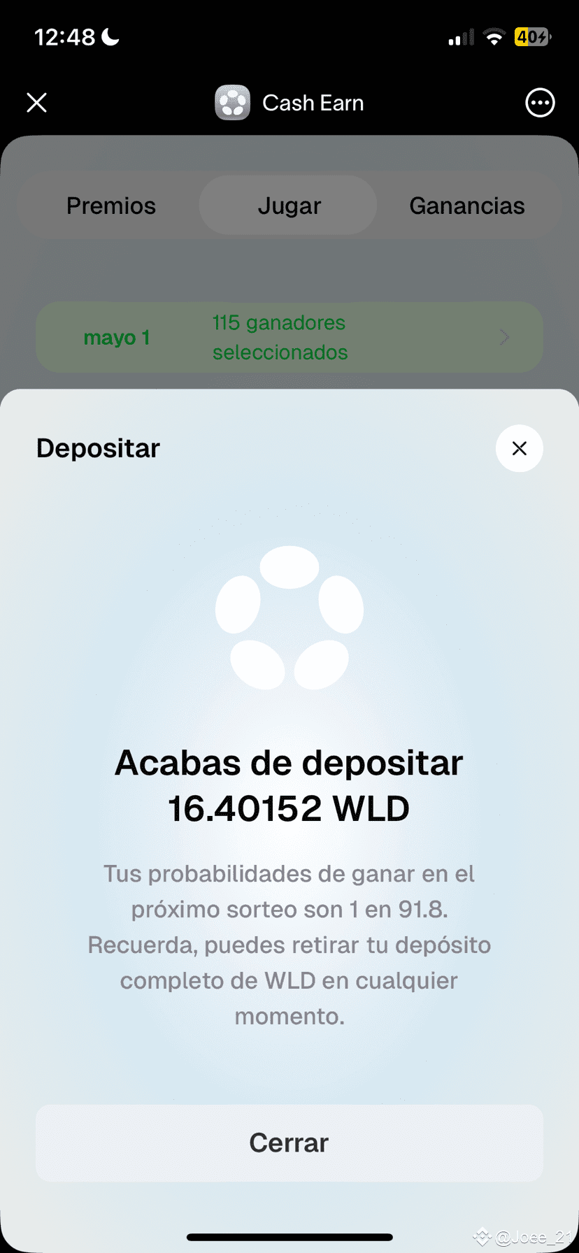 Cash earn of World app: Scam Hello good afternoon I come to | Jose_21 ...