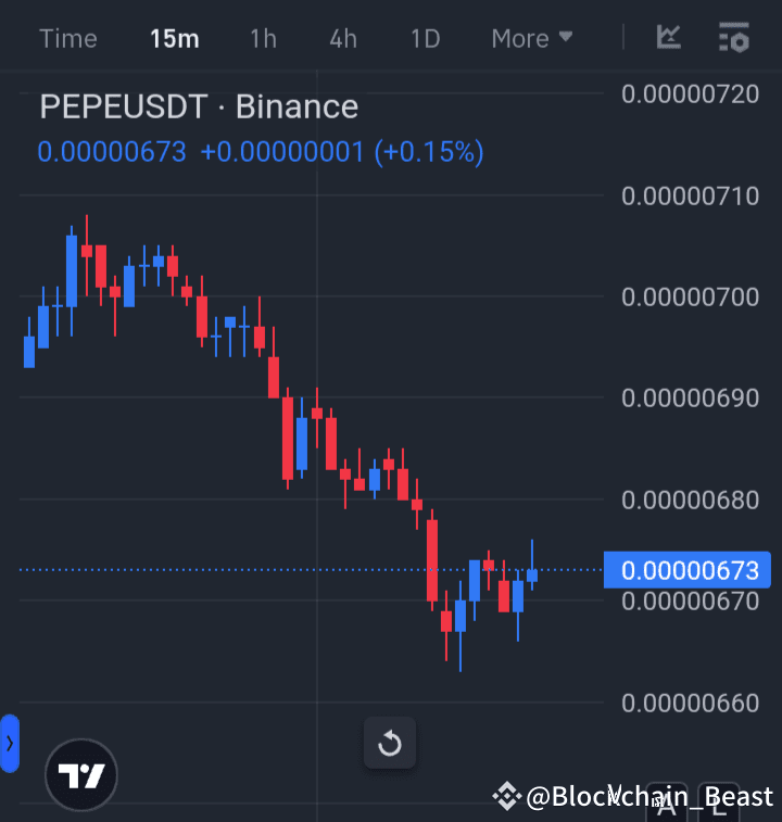 $PEPE /USDT – Reversal Bounce in Motion! Current Price: $0.0 | Blockchain_Beast on Binance Square
