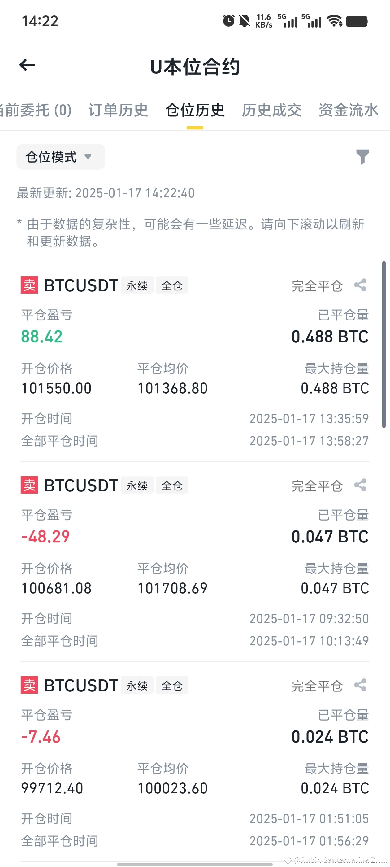 May I ask why it shows a profit of 88u but I only received f | Rubin ...