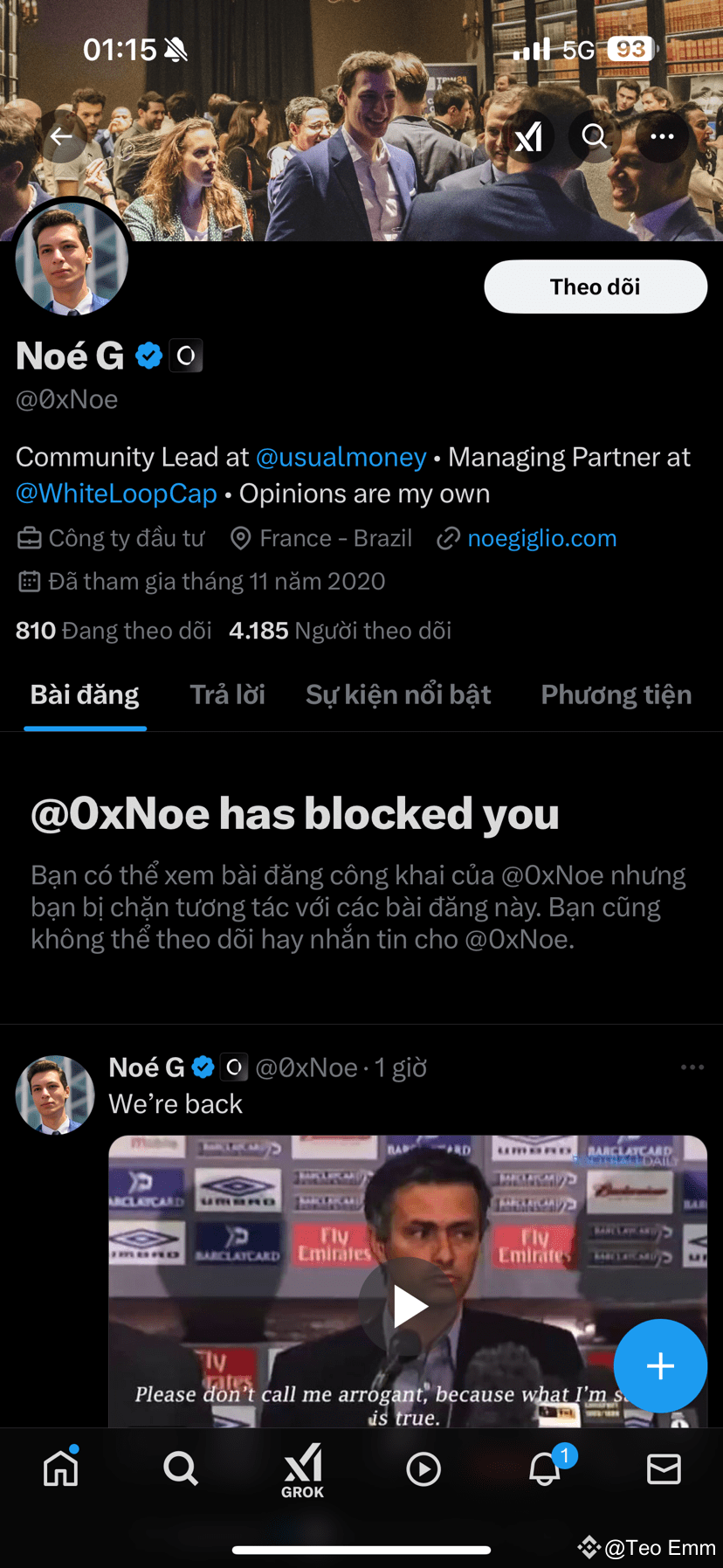 $USUAL why did you block me | Teo Emm on Binance Square