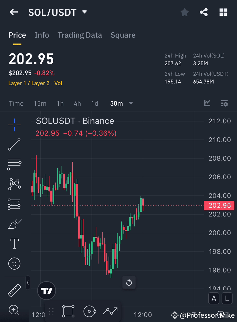 $SOL /USDT Short Trade Setup - Rejection Near Resistance💯🔥 | Professor Mike on Binance Square