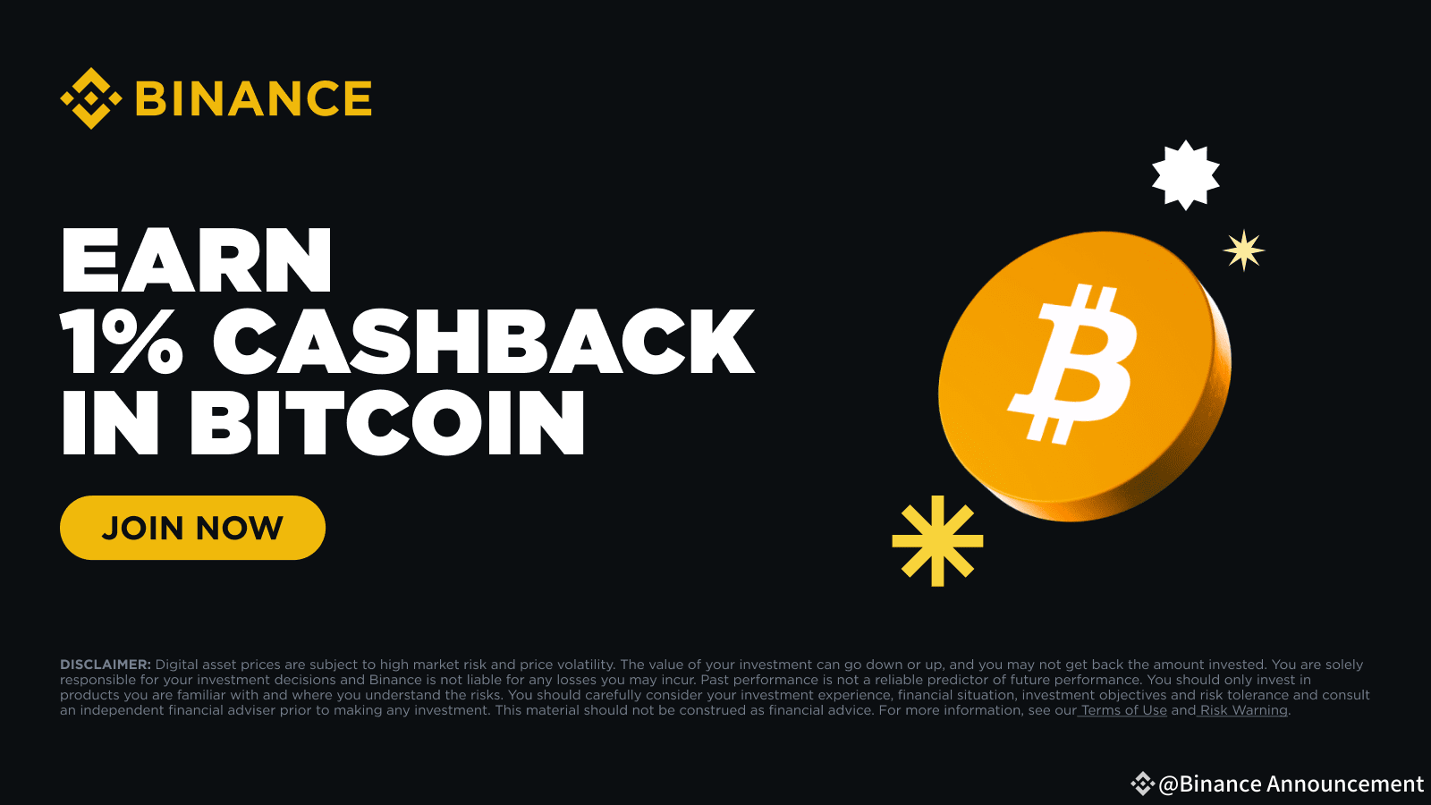 Deposit and trade to receive a 1% refund in Bitcoin | Binance ...