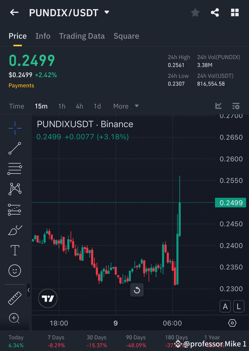 $PUNDIX /USDT – Bull Run Confirmed !! 🔥💯 $PUNDIX just exp | Professor Mike Official on Binance ...