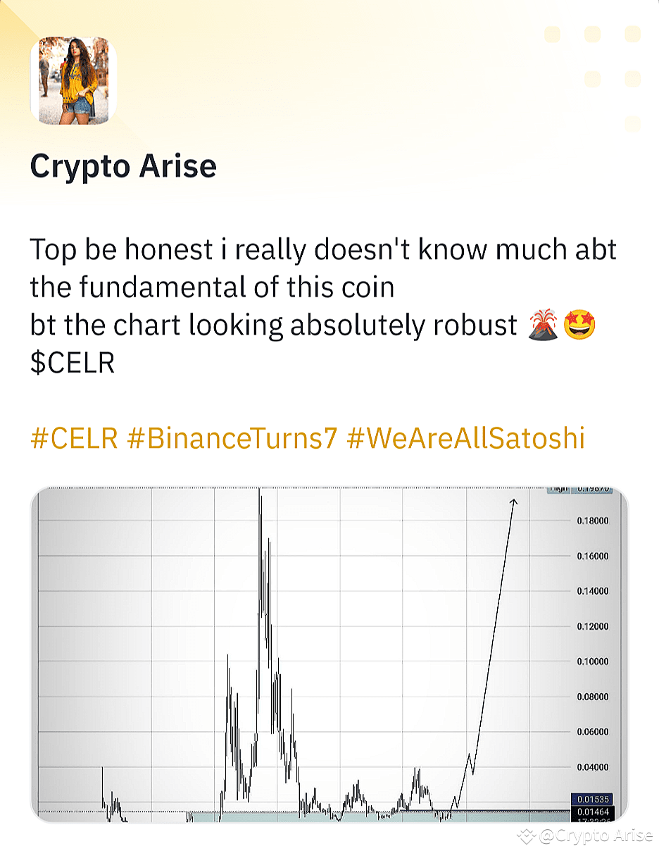 What Do You Think 🤔 ? Expert Trader's , $CELR | Crypto_Arise on Binance Square