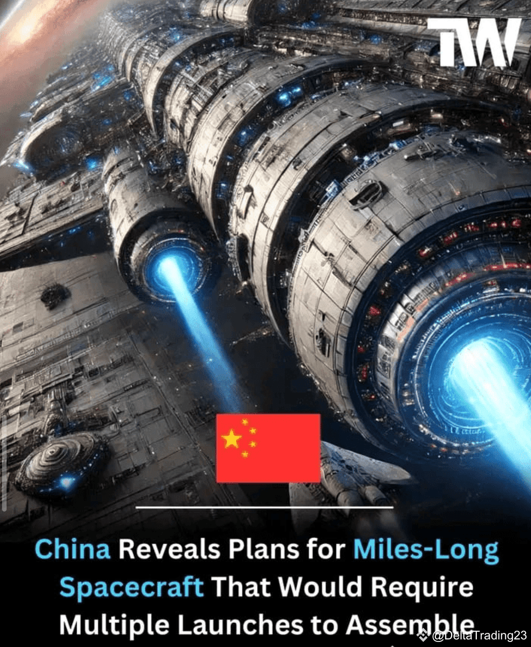 China Plans to Build a SPACECRAFT One Mile Long That Will ...