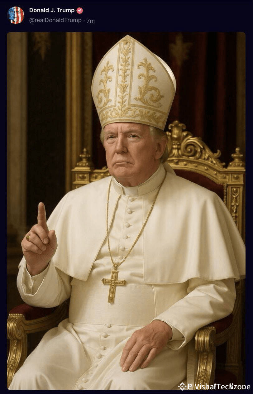 DONALD TRUMP TO REPLACE POPE FRANCIS 👀 President Trump r ...