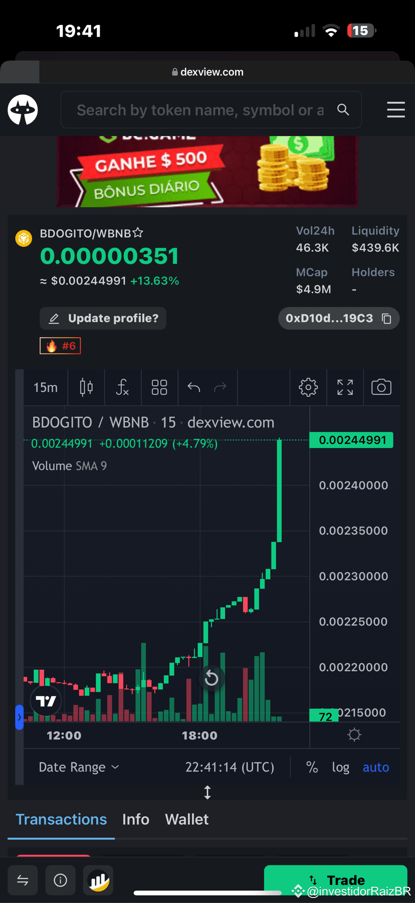 Here's a MEME COIN that's leaving a lot of people with pocke ...