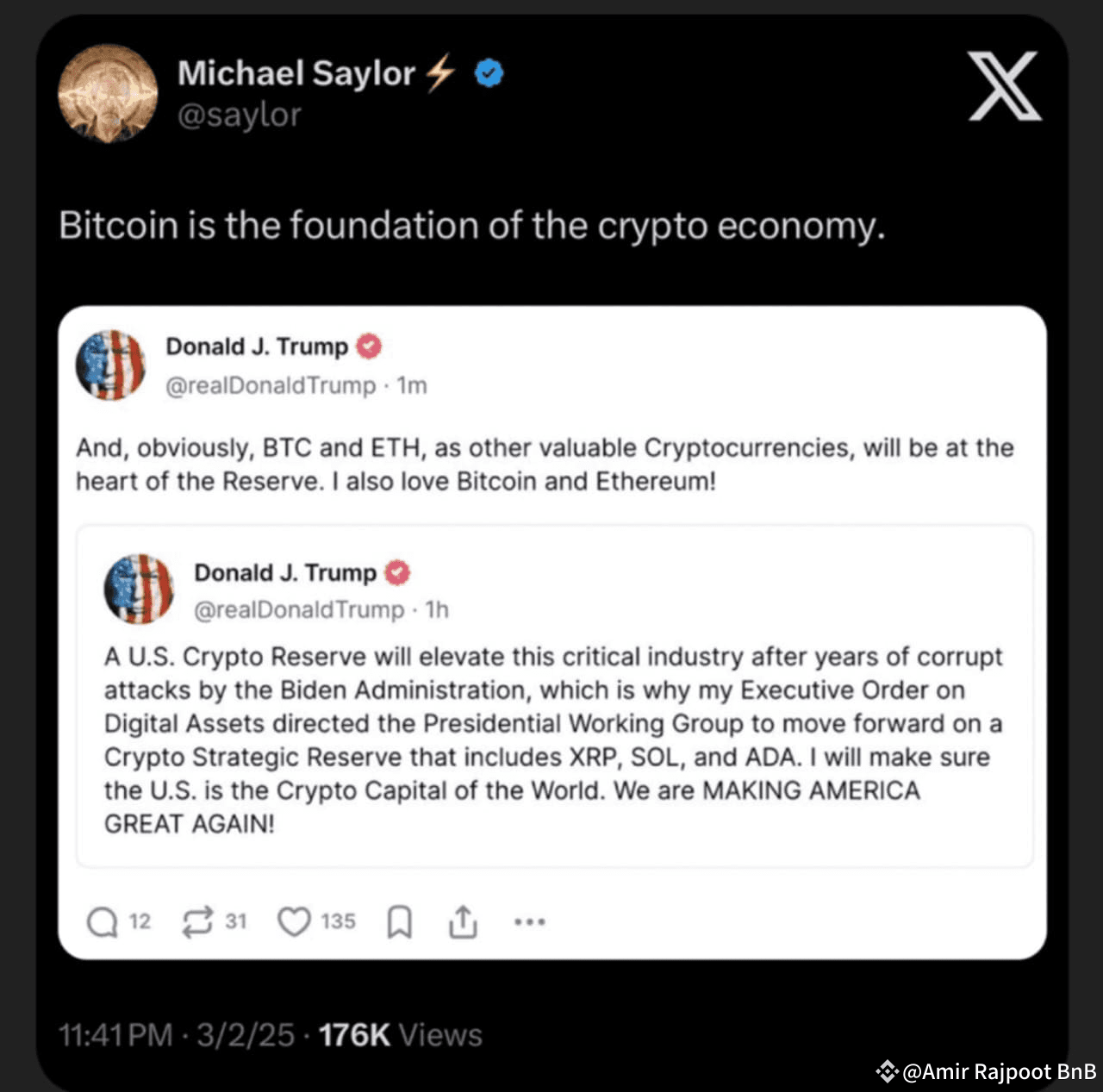 Trump will make Crypto Great Again 😂♥️ 🔥 👉 Still Oppor | Amir Rajpoot ...